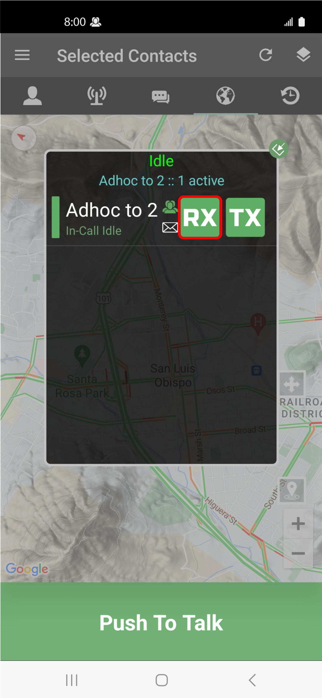 Ad hoc Barge Calls – ESChat