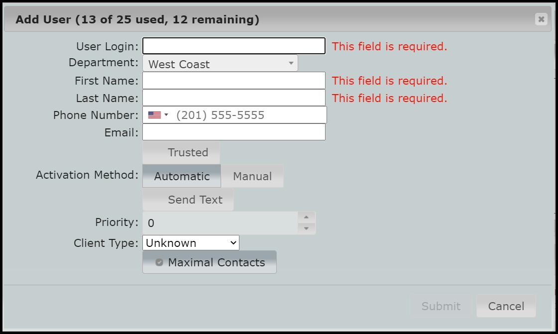 Create a New User – ESChat