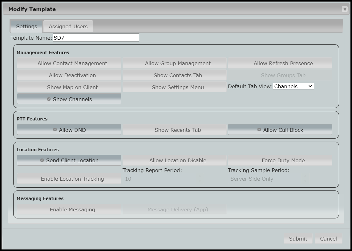 Feature Key Template for SD7 – ESChat